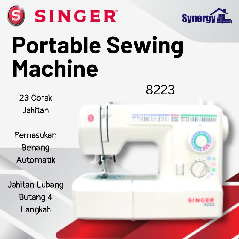 Singer Brand 8223 ( 23 Stitch Patterns ) | Shopee Malaysia