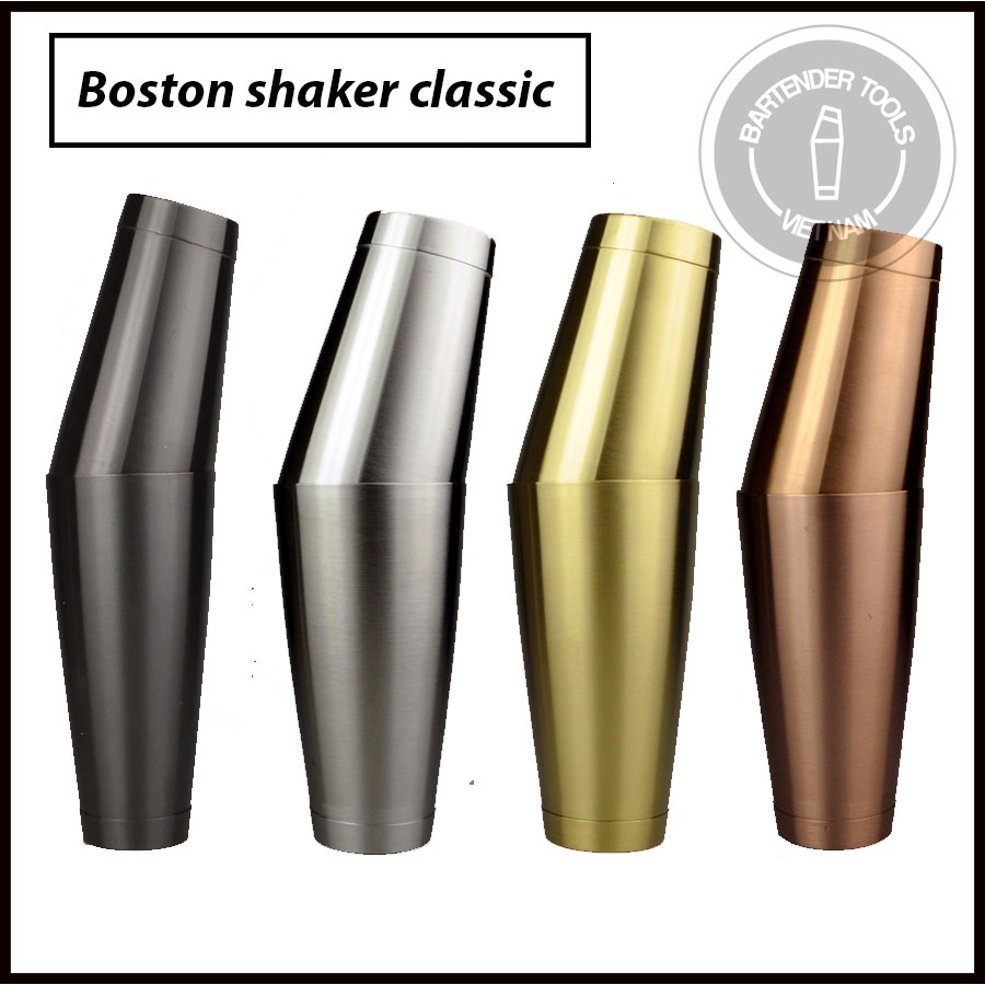 Boston shaker classic 540/820ml - Stainless steel 304 - shaker bottle ...
