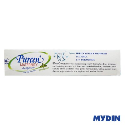 Pureen Maternity Toothpaste Fresh Mint Flavour (130g) | Shopee Malaysia