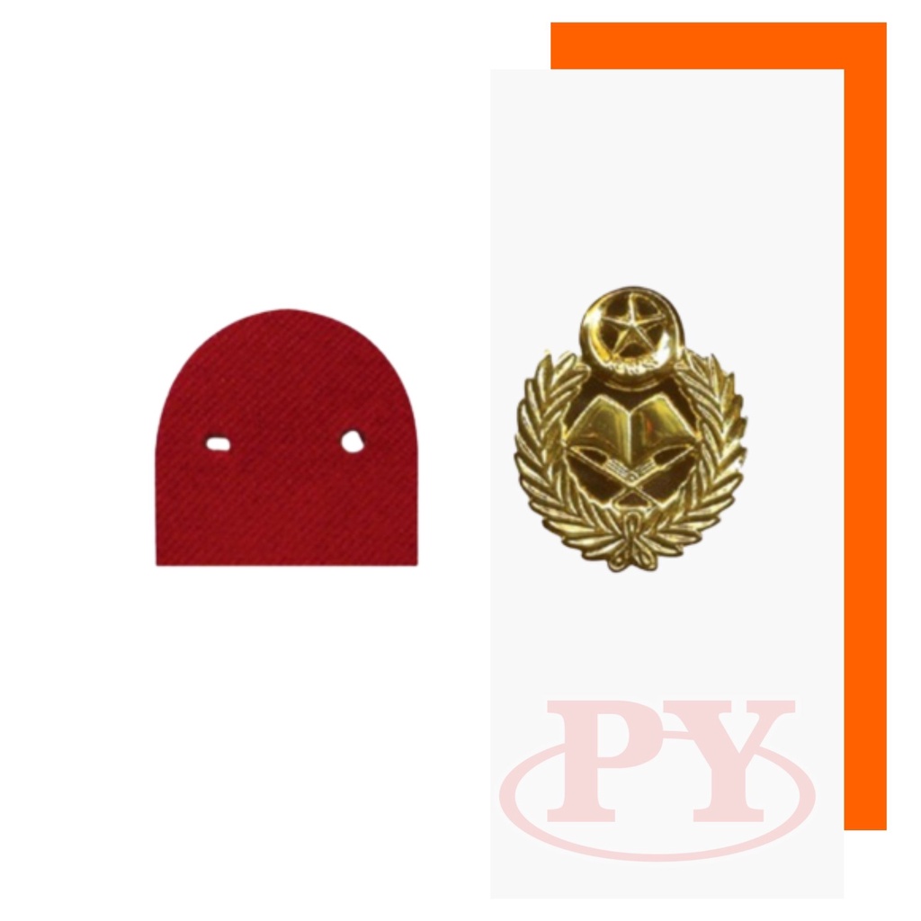 LENCANA TOPI BESERTA LAPIK KADET TKRS (1SET) - B03 | Shopee Malaysia