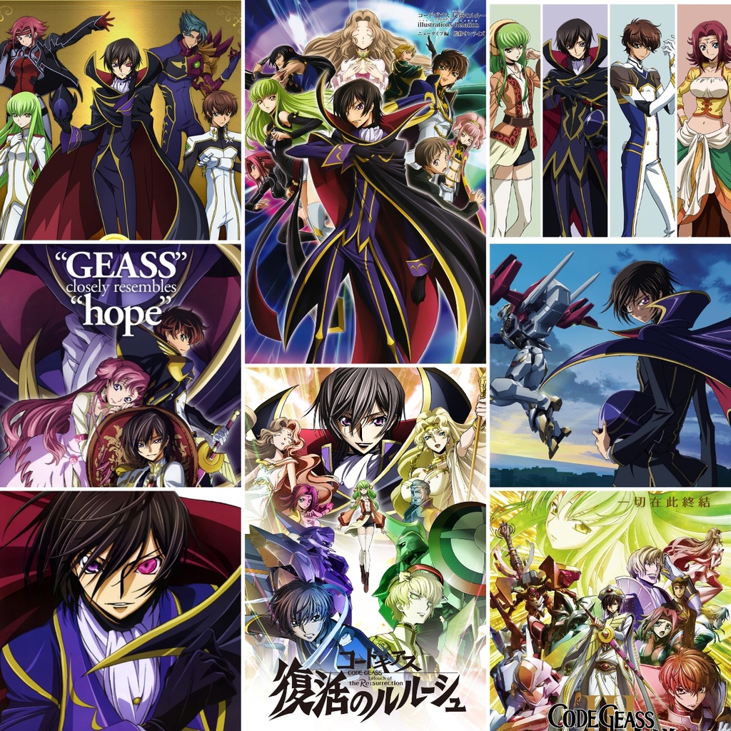 Code Geass Lelouch CC Poster A4 Size | Shopee Malaysia