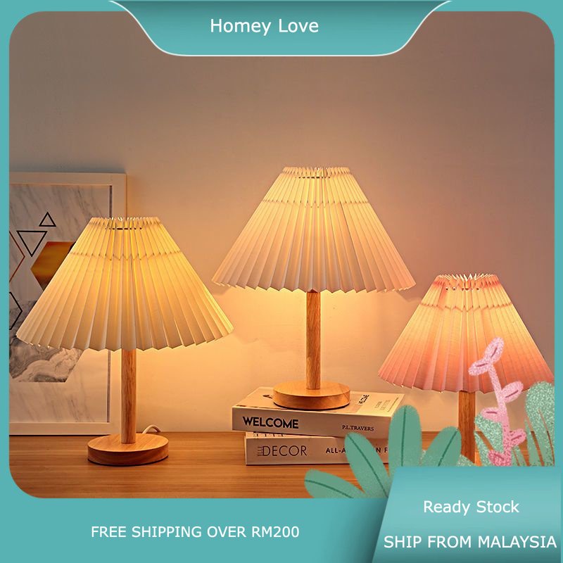 Ins simple table lamp Nordic style adjustable white warm lighting night ...
