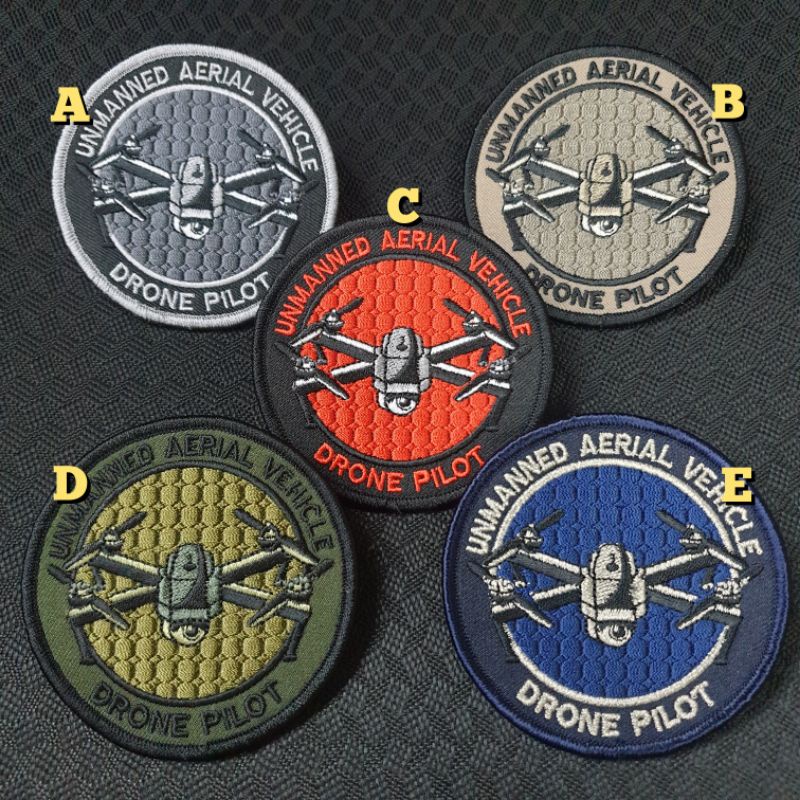UAV Drone Pilot Embroidery Patches (Ready Stock). | Shopee Malaysia