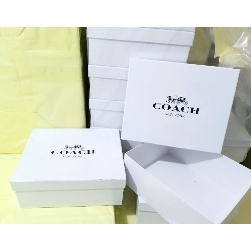 Original WHITE COACH BOX UK 26cm Hard And Thick Material FREE ...