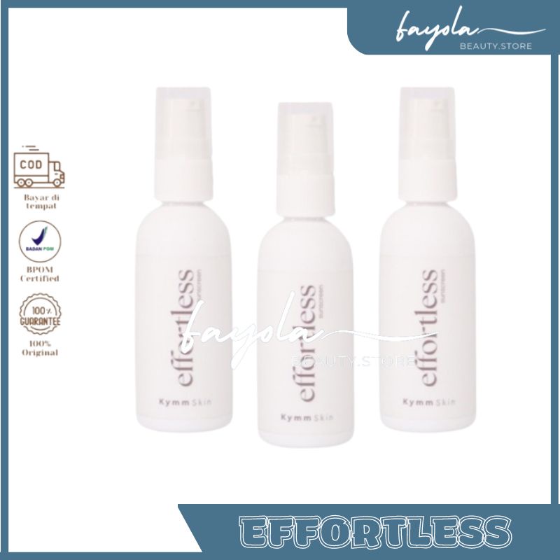 [READY] Effortless SUNSCREEN SPF 50 by KYMMY SKIN 100% ORIGINAL ...