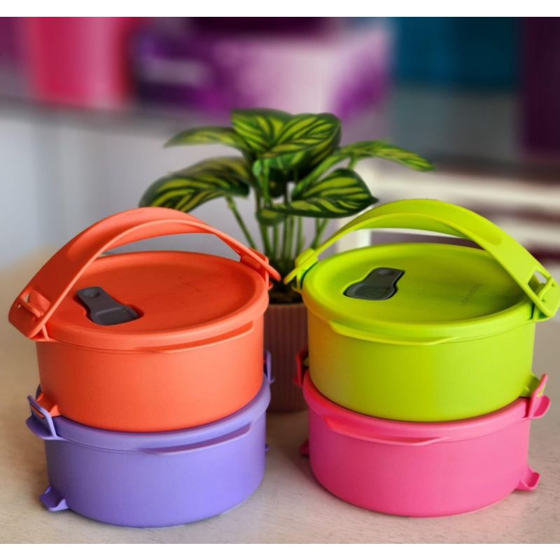 Tupperware Microwaveable Tup Tiffin set(4pcs) | Shopee Malaysia
