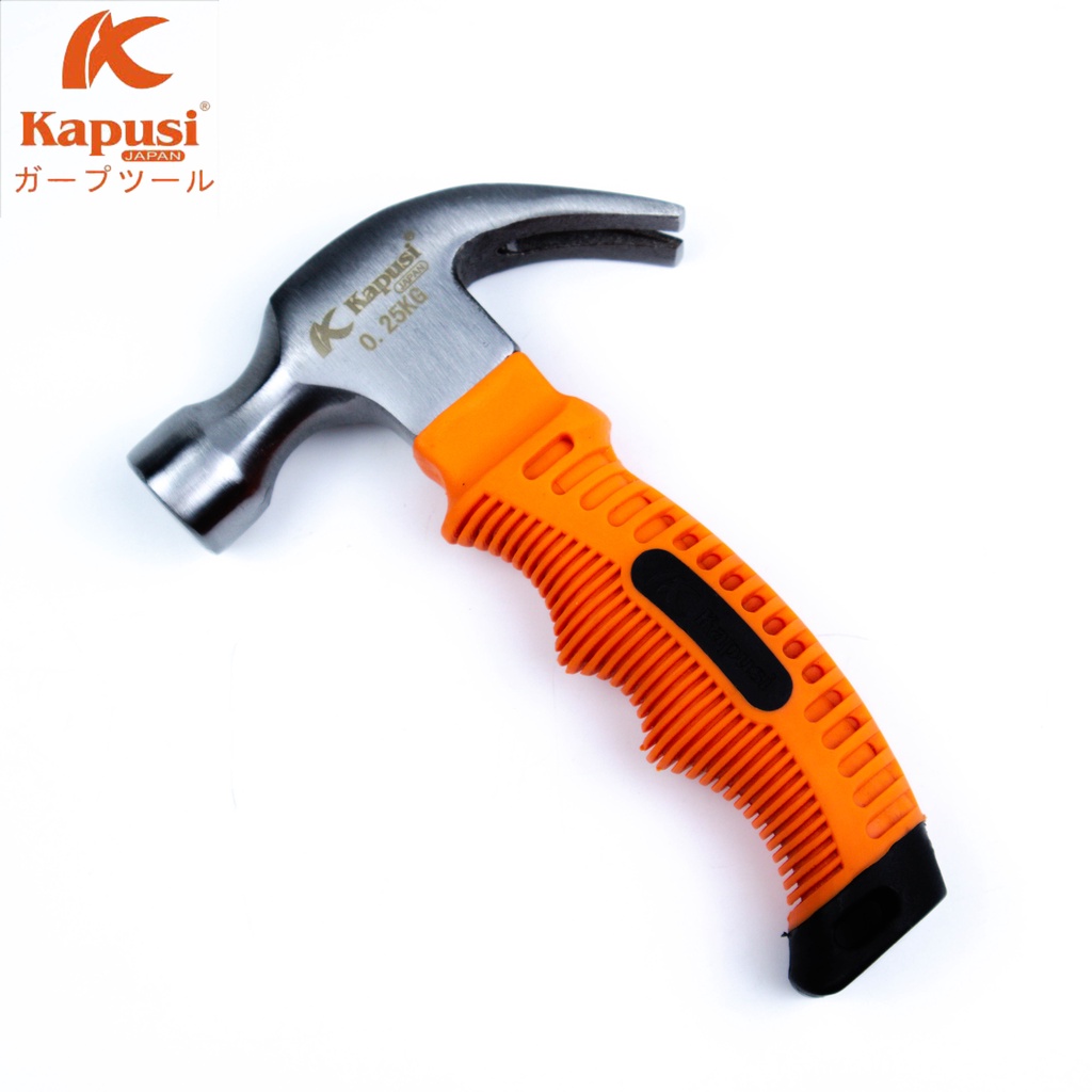 Japan Japanese steel monolithic kapusi hammer 250g, good multi-purpose ...