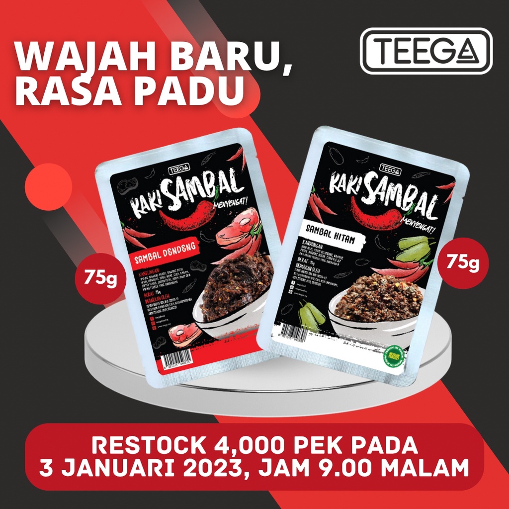 TEEGA SAMBAL (SAMBAL DENDENG & SAMBAL HITAM LIPIS) | Shopee Malaysia TEEGA SAMBAL (SAMBAL DENDENG & SAMBAL HITAM LIPIS) | Shopee Malaysia