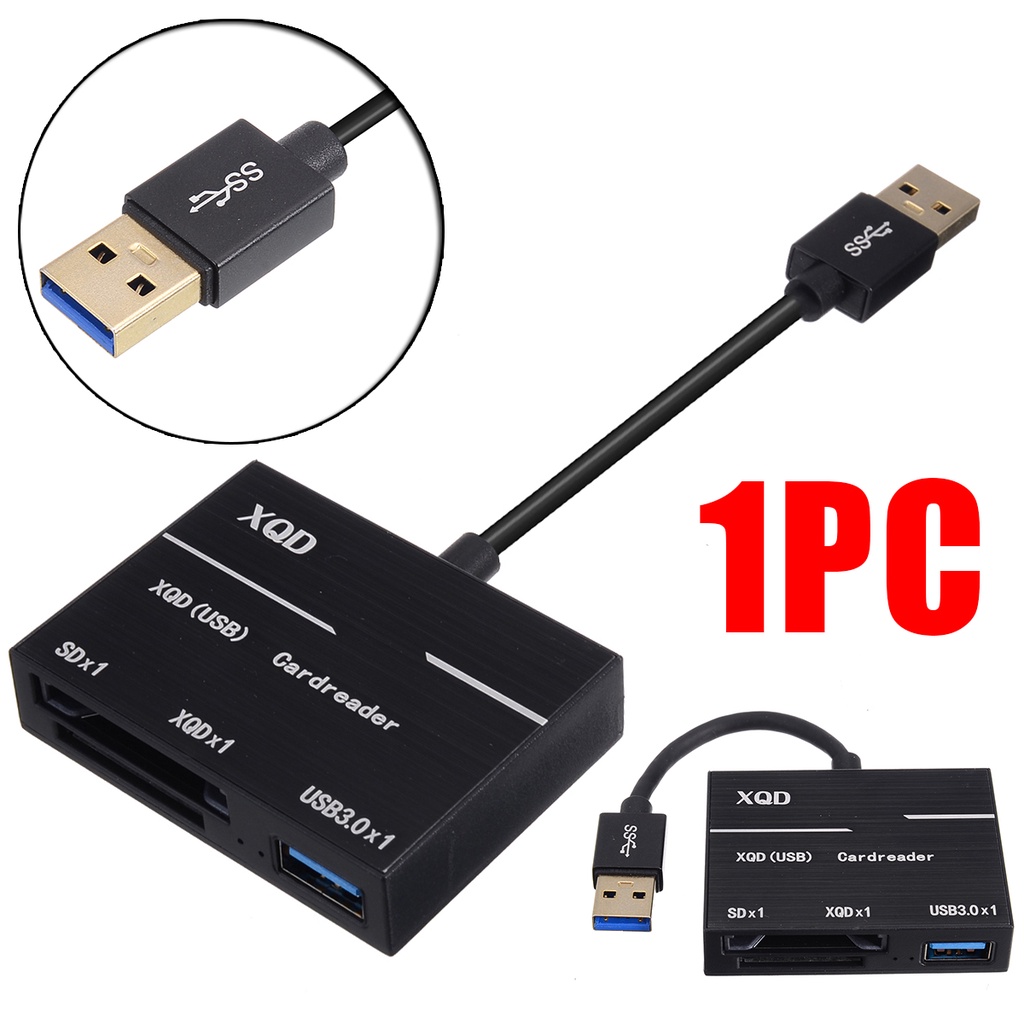 All-in-One XQD SD Card Reader 500MB/s High Speed XQD2.0 USB3.0 HUB ...