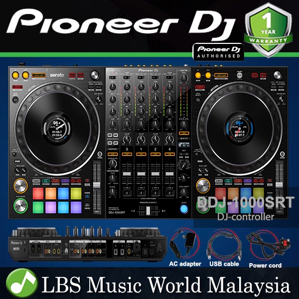 Pioneer DJ DDJ-1000SRT 4 Channel Performance DJ Controller For Serato ...