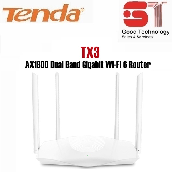 Tenda TX3 AX1800 Dual Band Gigabit WI-FI 6 Router | Shopee Malaysia