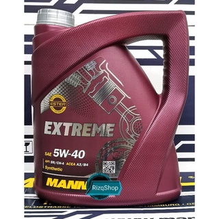 Original Mannol 7915 Extreme+ESTER SAE 5W40 Synthetic/Minyak Hitam (4L ...