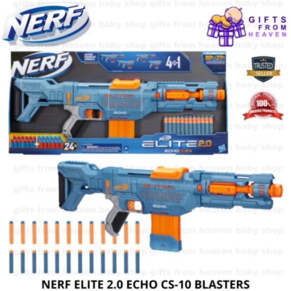 NERF ELITE 2.0 ECHO CS-10 TOY BLASTERS | Shopee Malaysia