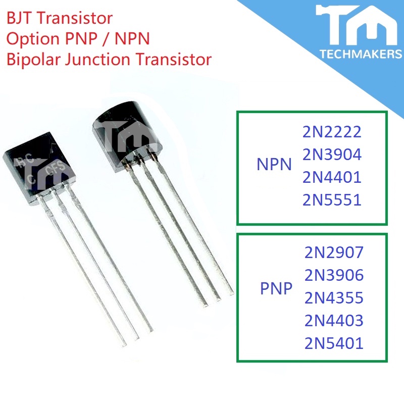 Transistor 2N2222A/2N4401/2N4355/2N2907/2N3906/2N3904/2N4403/2N5401 ...
