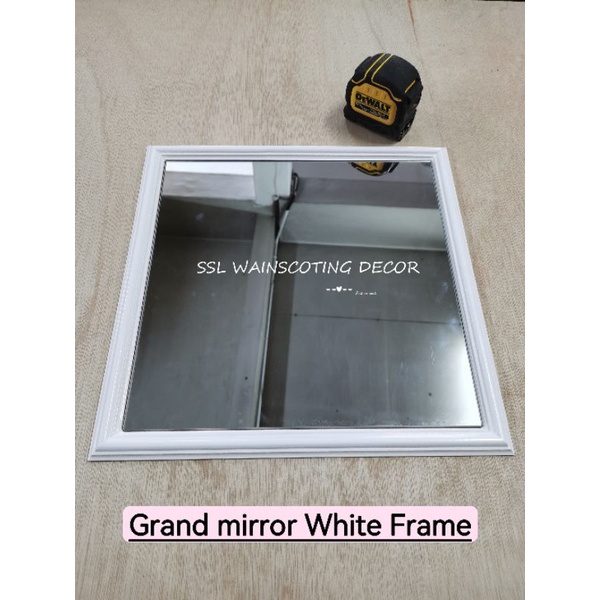 Grandmirror White frame / PS2010 Frame putih /30cm cermin Frame putih ...