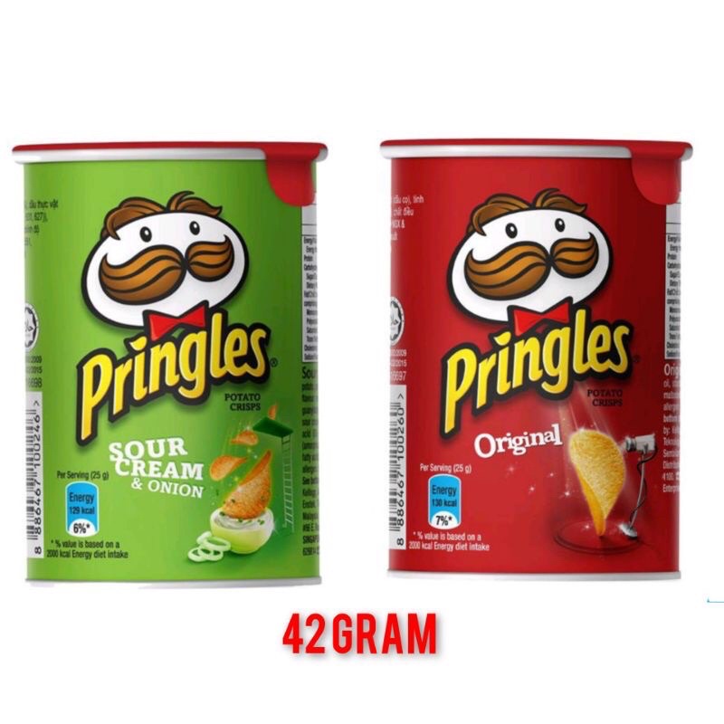 Pringles 42gr Small Pack Potato Chips | Shopee Malaysia