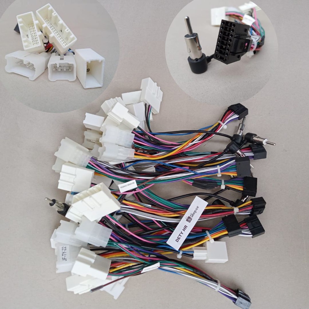 Universal Toyota android head unit socket cable | Shopee Malaysia