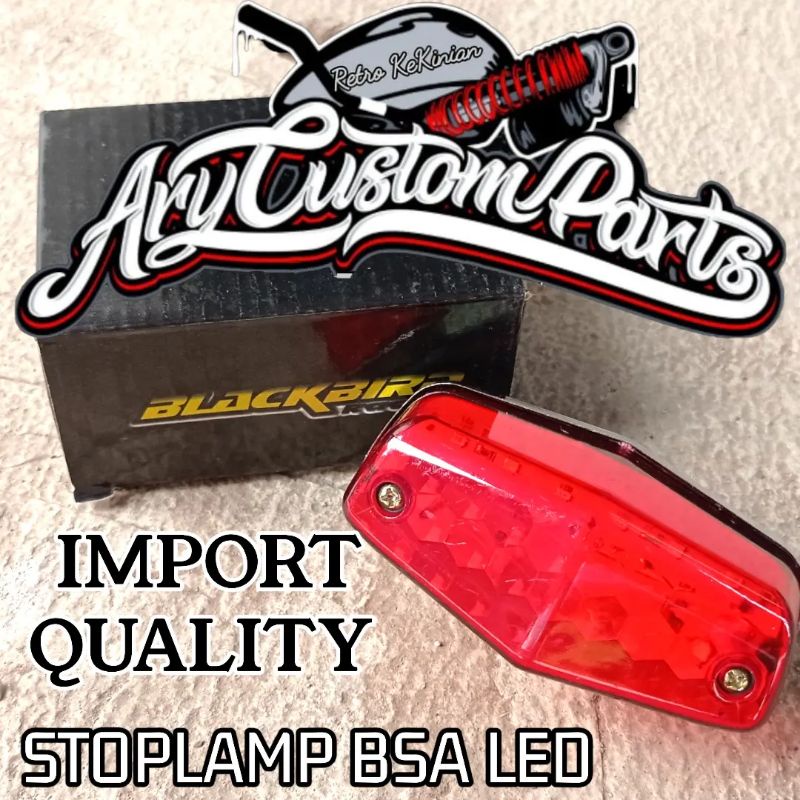 Stoplamp Taillight cb 100 cb racing custom model BSA Cat model | Shopee ...