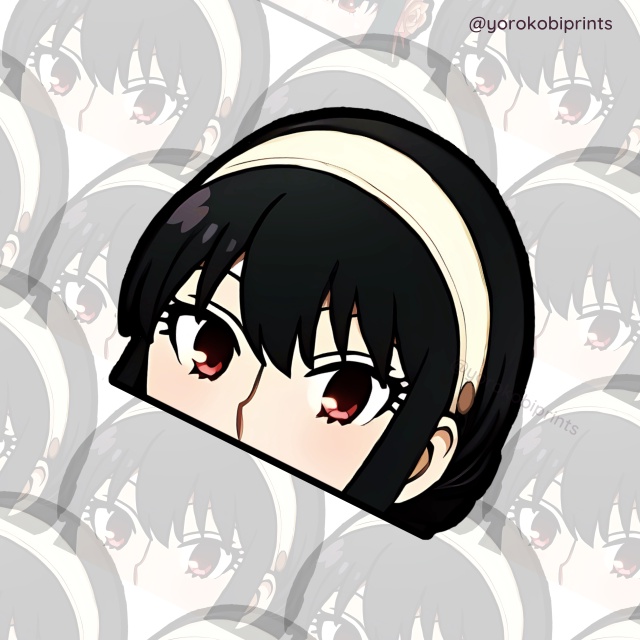 Yor Forger - Spy x Family - Peeker - Waterproof Laminated Vinyl ...