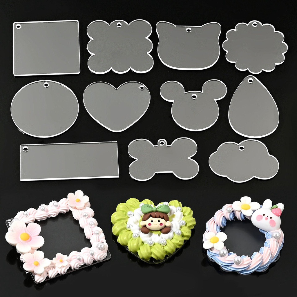 Cream Glue Keychain DIY 奶油胶钥匙圈 DIY奶油胶咕卡 | Shopee Malaysia