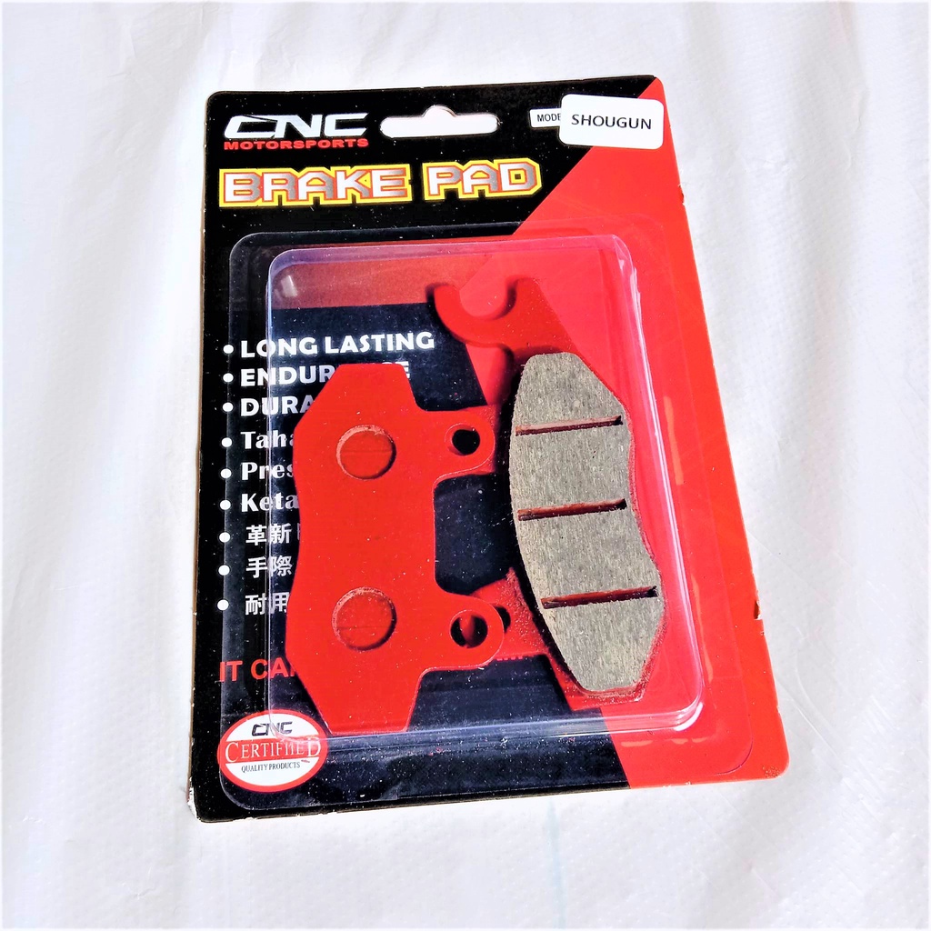 CNC BRAKE PAD FOR SHOGUN/RAIDER150 FRONT | Shopee Malaysia