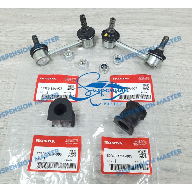 4 IN 1 SET - REAR STABILIZER BUSH/STABILIZER LINK/SET- HONDA CRV S9A ...