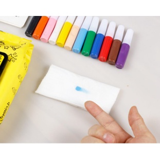 Finger Coloring Set for Children Includes 30 Pictures and 12 Colors ...