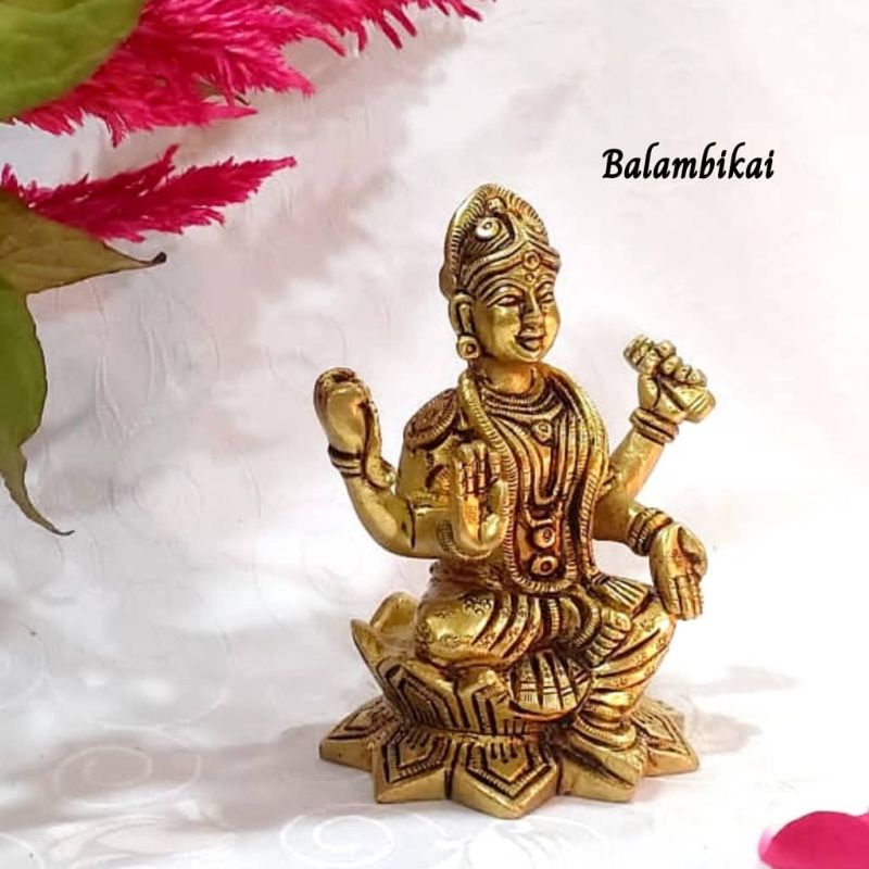 Goddess Balambika Idol Brass Antique FinishBalambika Amman Brass ...
