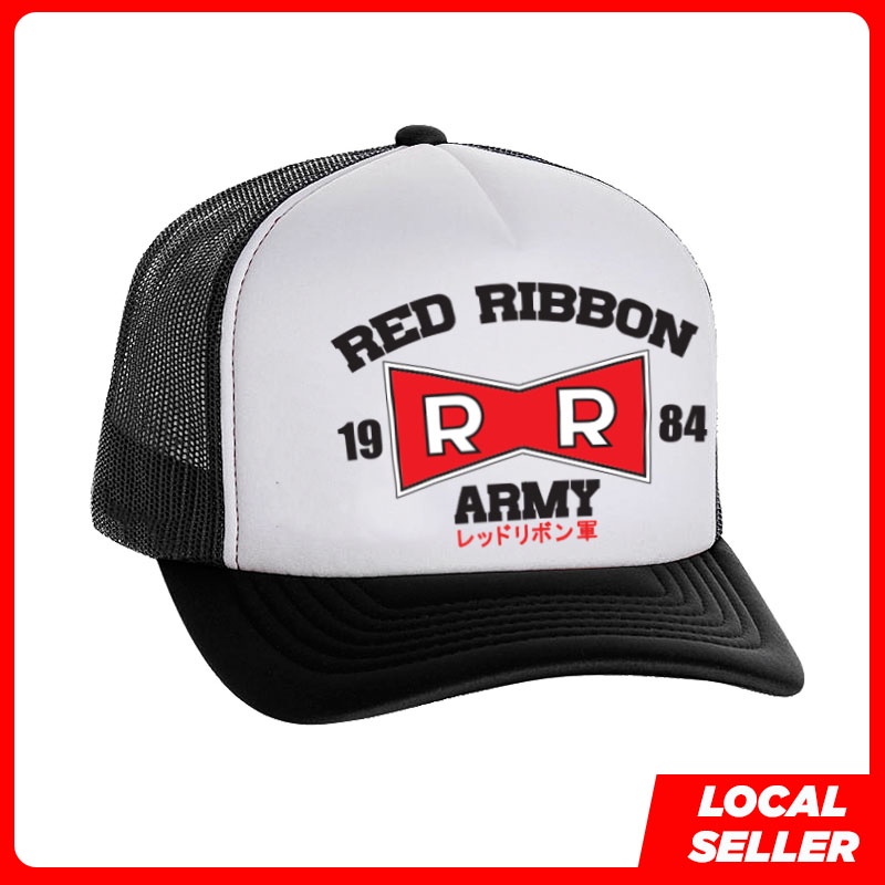 Dragon Ball Red Ribbon Army Topi Snapback Adjustable Trucker Cap ...