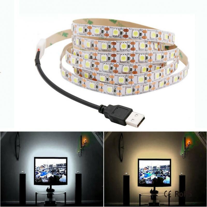 Ready Stock 5V USB white/warm/RGB light strip, 60Leds/M flexible LED ...