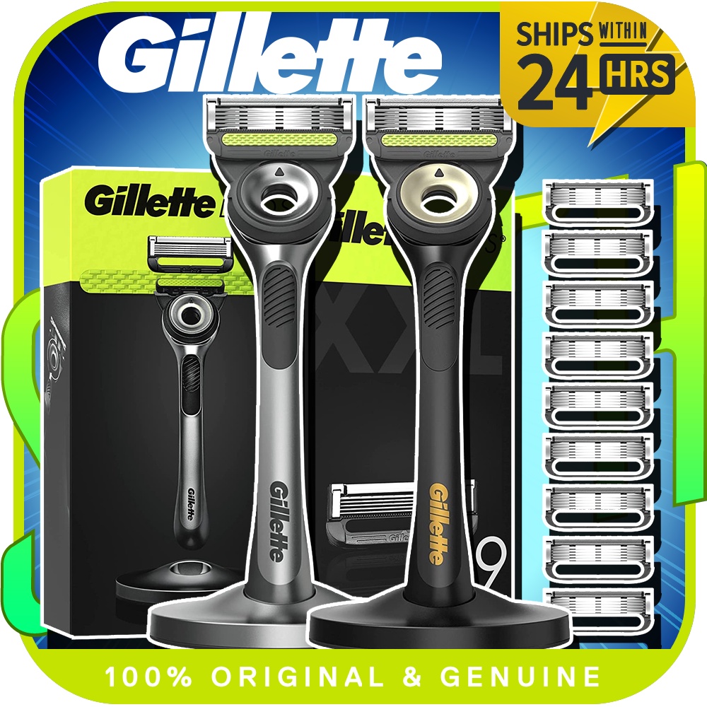 Gillette Labs Men's Razor - 1 Razor + Blades / Razor Blades | 9-Pk ...