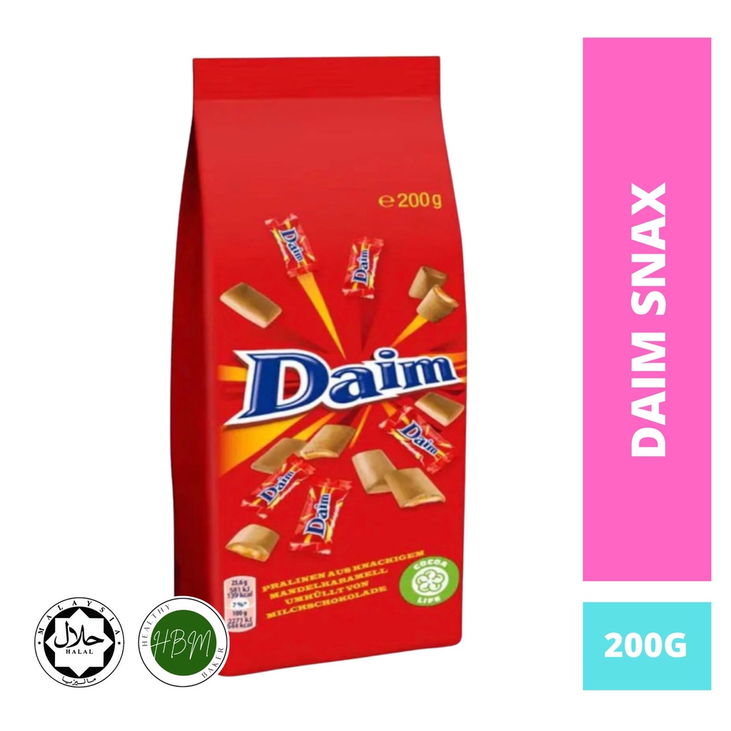 Cheapest New Stock Daim Snax 200g & 460g / Daim Chocolate | Shopee Malaysia