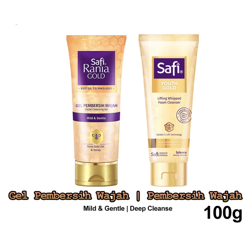 SAFI RANIA GOLD FACIAL CREAM CLEANSER 100G | Shopee Malaysia