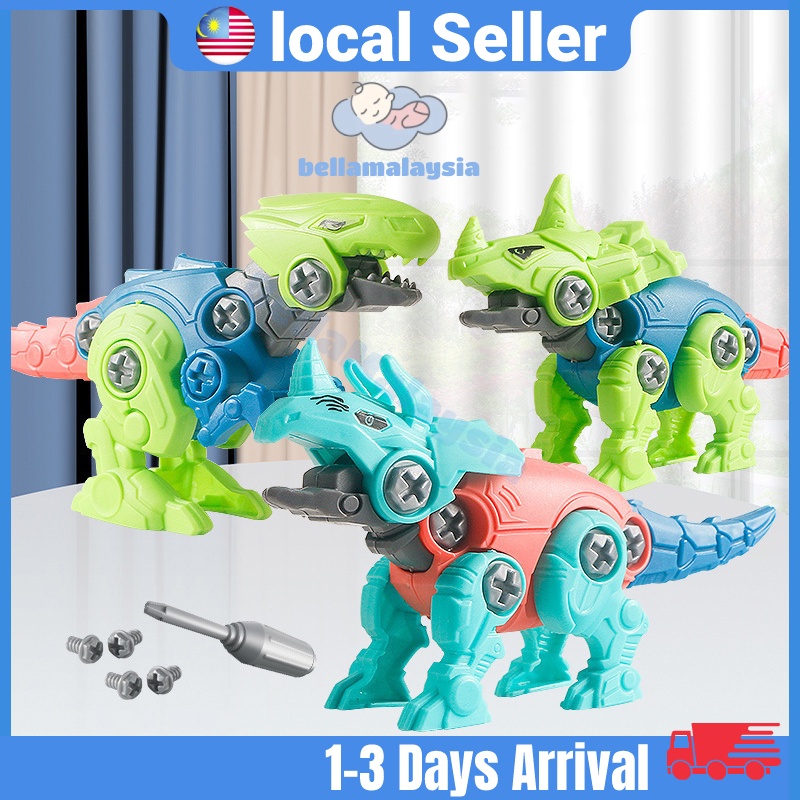 Bella Kids DIY Assemble Dinosaur Toys/T Rex/Dino Dinosaur Toys Assembly ...