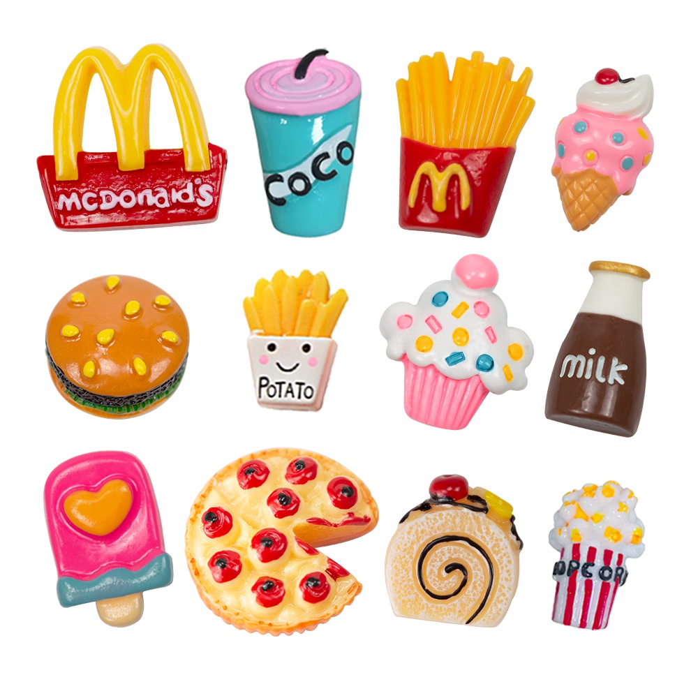 12pcs Mini Cute Refrigerator Magnets, Resin Refrigerator Magnets, 3D ...