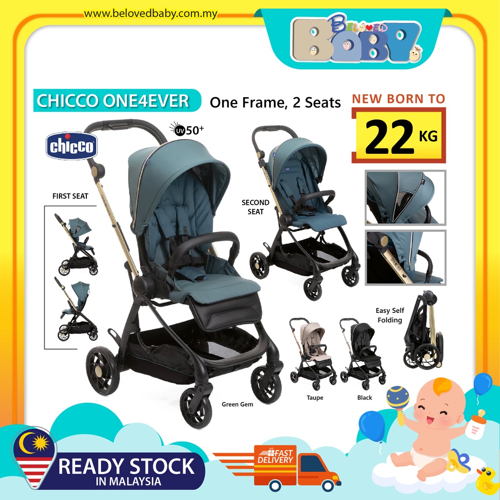 Chicco One4Ever Stroller 2 Way Facing (0-22kg) | Shopee Malaysia