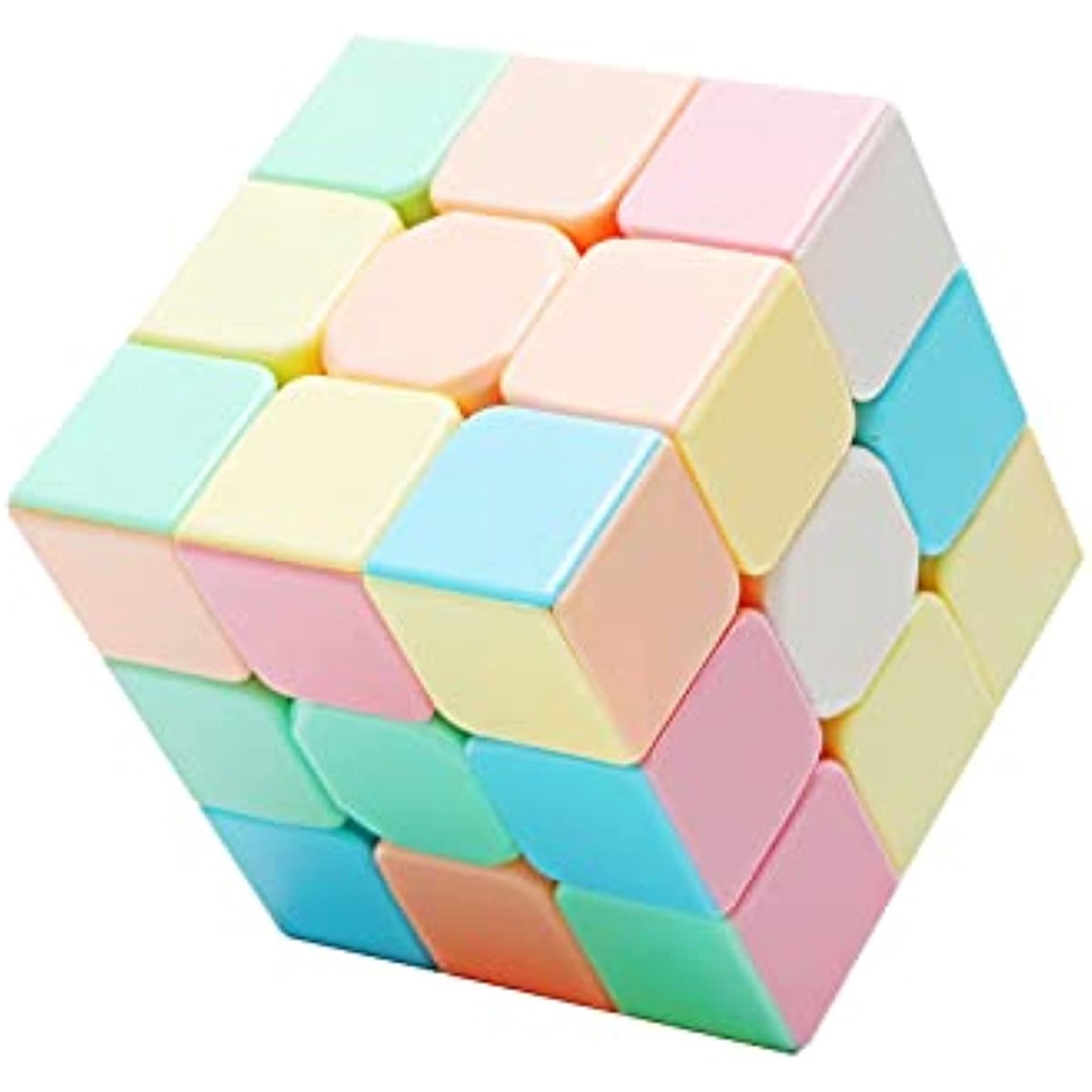 Macaron 3x3 stickerless Magic Cube 3x3x3 Cubing Classroom Meilong 3x3 ...