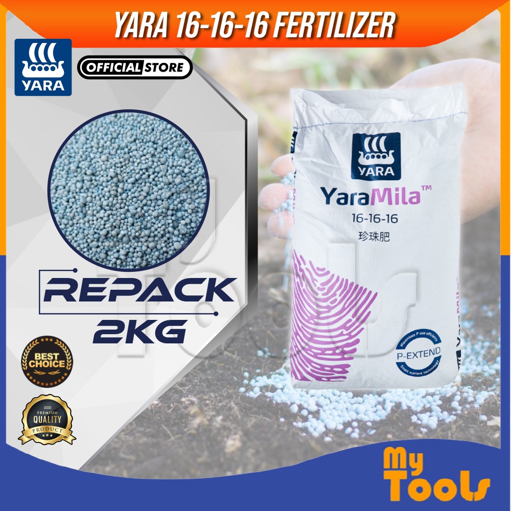 Mytools YaraMila 16-16-16 (2KG) Baja YaraMila Compound Fertilizer Yara ...