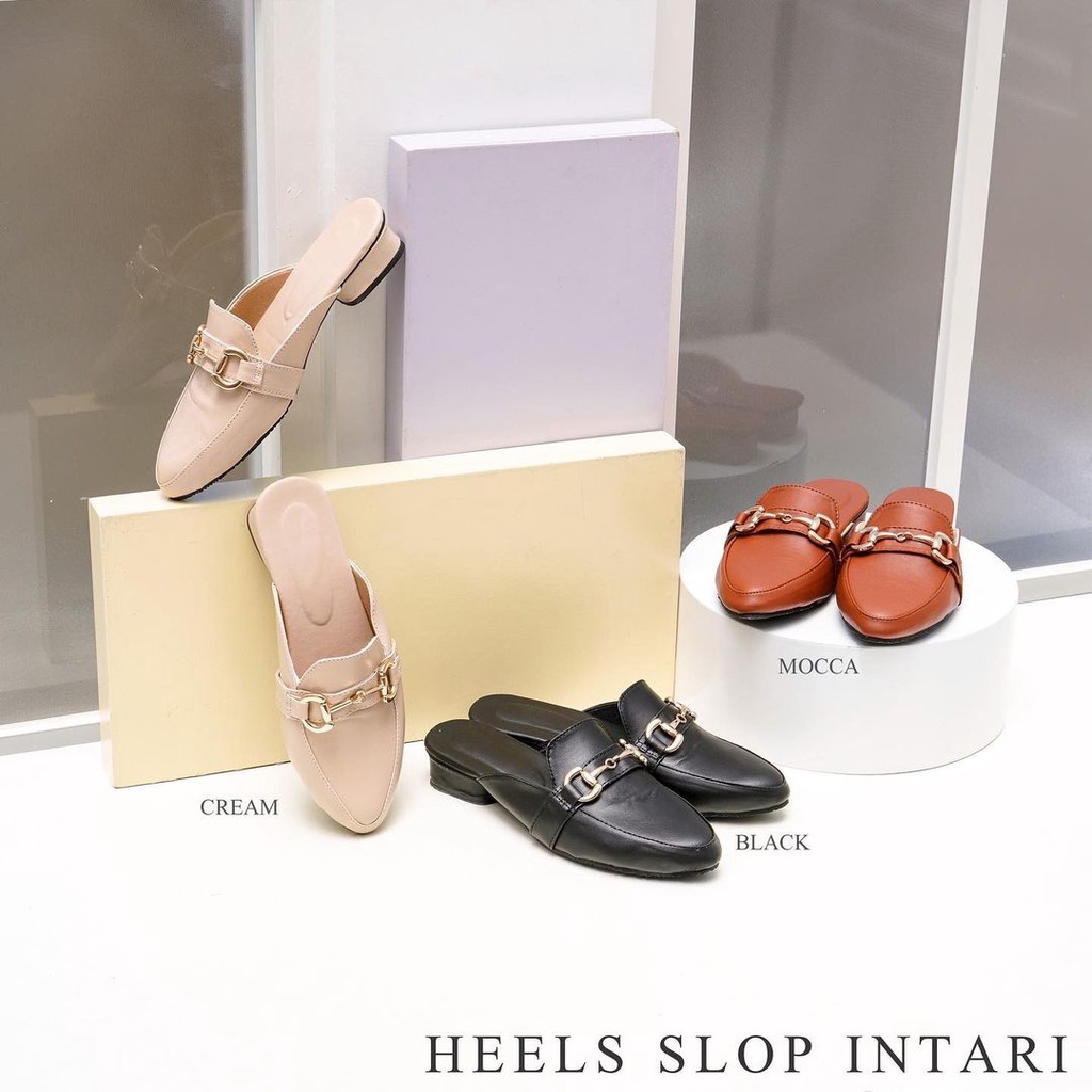 Latest Women's Intari Heels Women's Slop Mules Shoes with 3 cm Heels ...