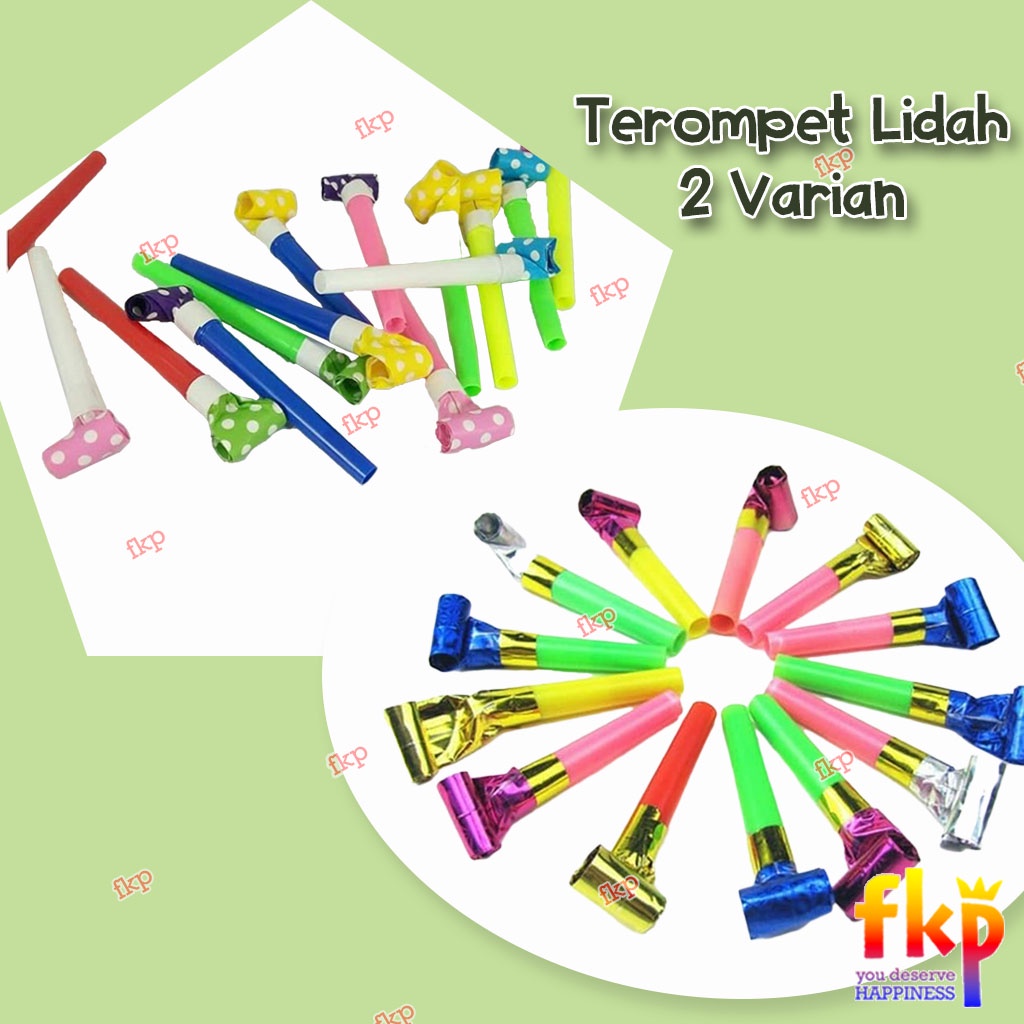 Tongue sticking trumpet / metallic tongue trumpet / polka dot tongue ...