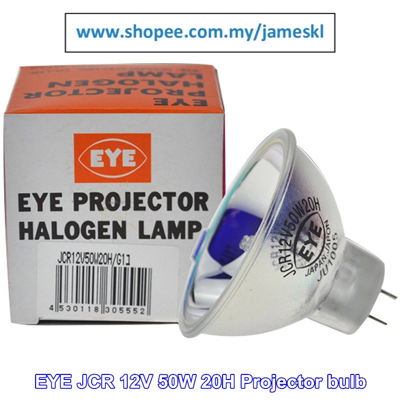EYE JCR 12V 50W 20H Projector Halogen Bulb (made in Japan) | Shopee ...