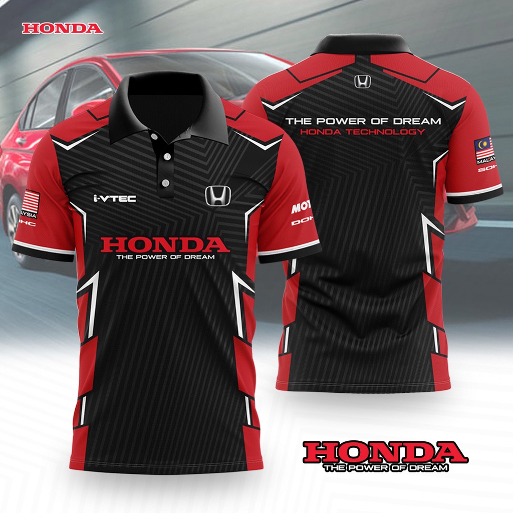 NEW 2023 DESIGN BAJU HONDA Sublimation Tshirt | Baju Jersey Sublimation ...
