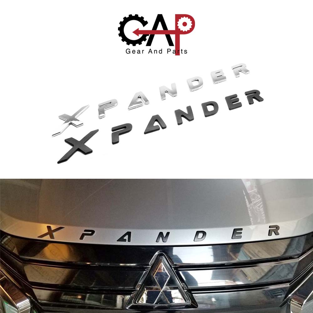XPANDER Car Front Rear 3D Hood Wording Logo Emblem Alphabet Letter 3M ...