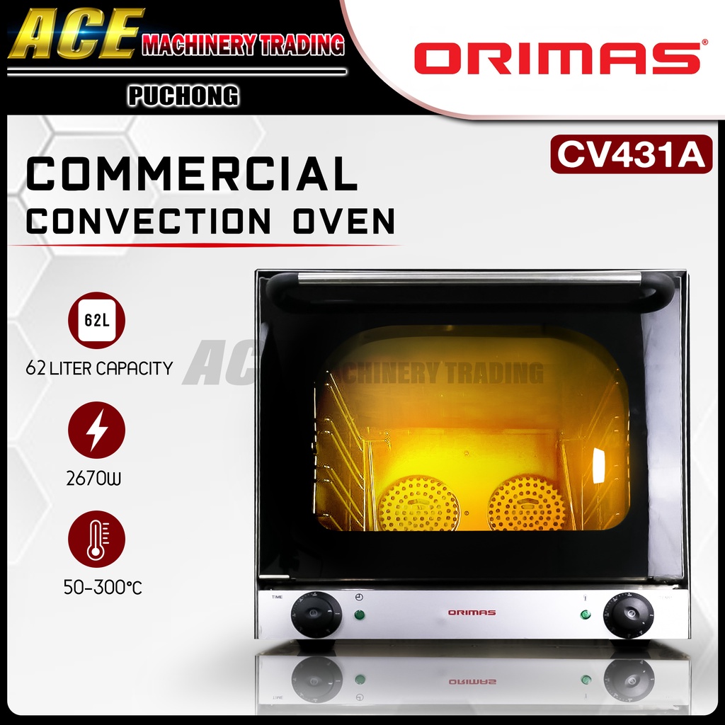 [ ORIMAS ] Convection Oven Tart Turbo Twin Fans Commercial Use Heavy ...