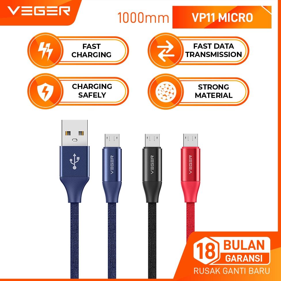 Veger MICRO VP11 Quick Charge USB Data Cable - Veger Original High ...