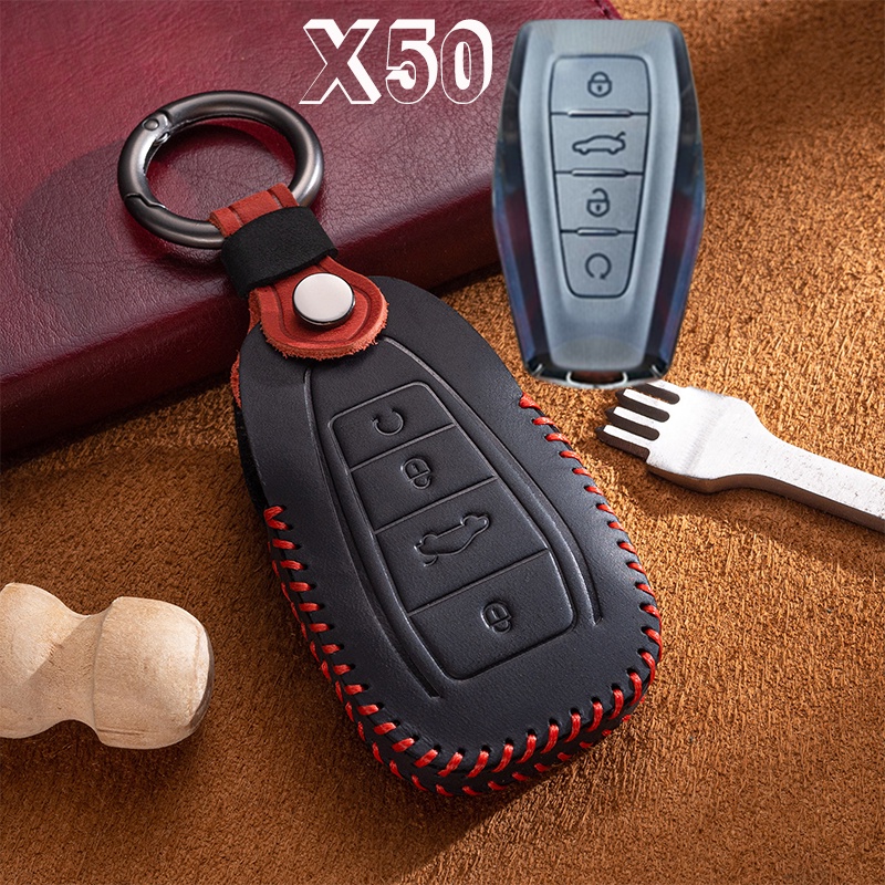 Proton X90 X50 Keyless Remote Car Key Cowhide Cover Case | Shopee Malaysia