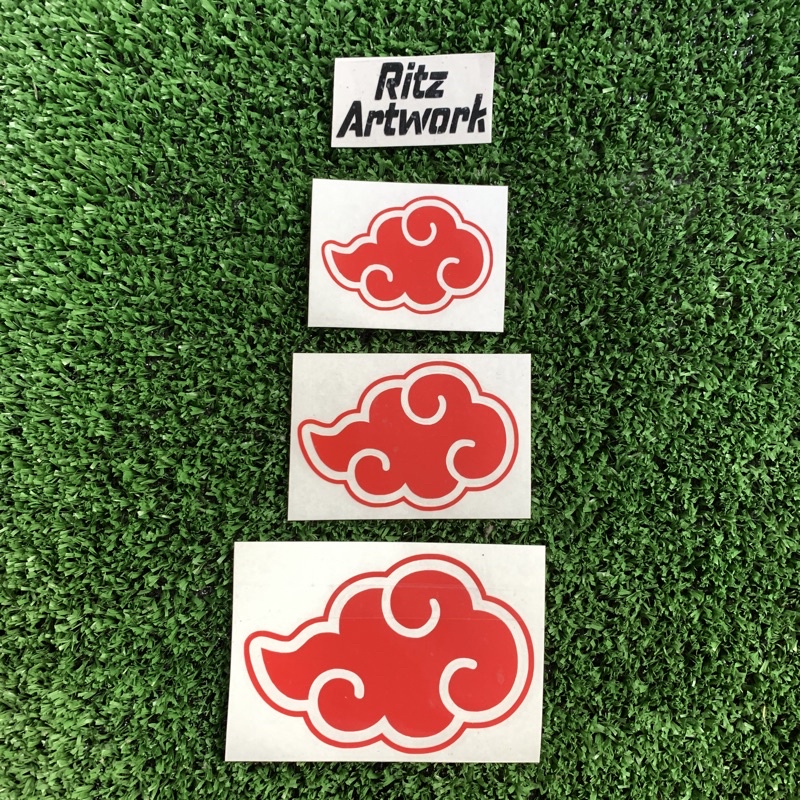 Stickers Anime Naruto - Akatsuki Logo | Shopee Malaysia