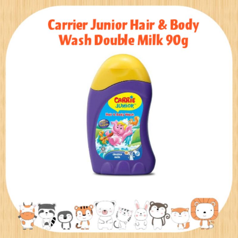 Carrie Junior Hair & Body Wash Double Milk 90g | Shopee Malaysia