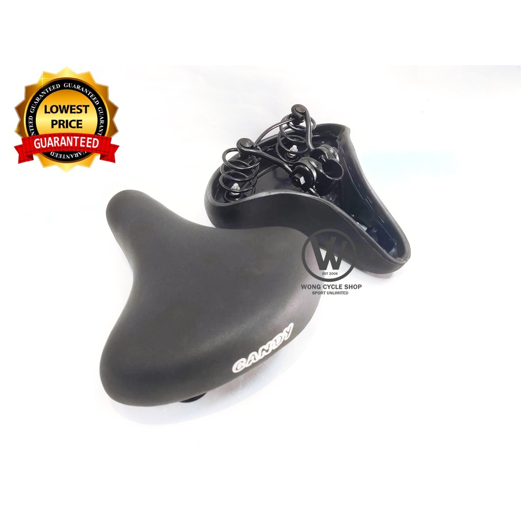 Wongcycleshop@Bicycle Saddle Spring Candy Seat Spring Basikal Saddle ...