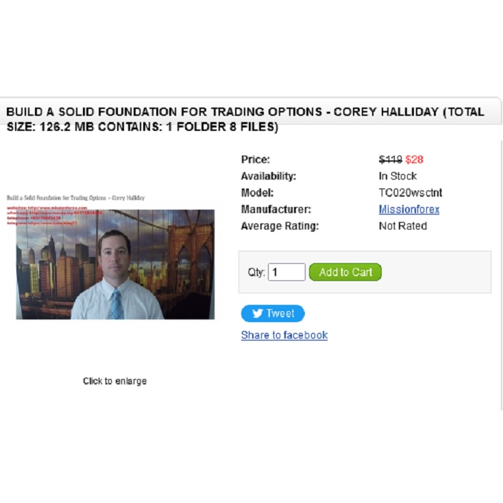 Build a Solid Foundation for Trading Options - Corey Halliday (Total ...